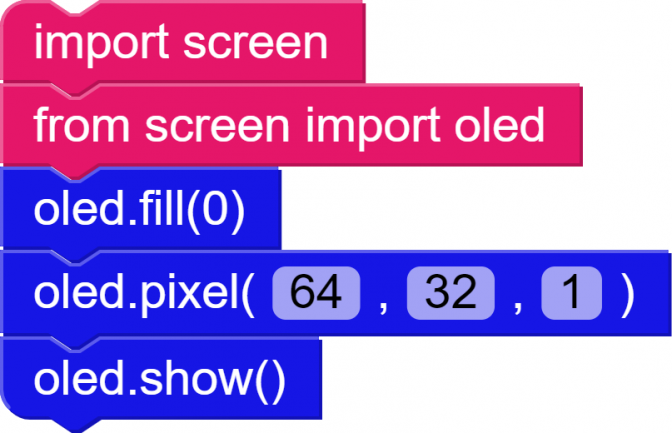 Displaying Individual Pixels to OLED – Little Creo
