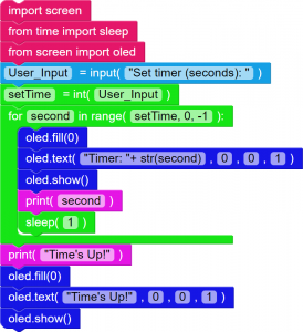 Adding Screen Elements to Timer – Little Python